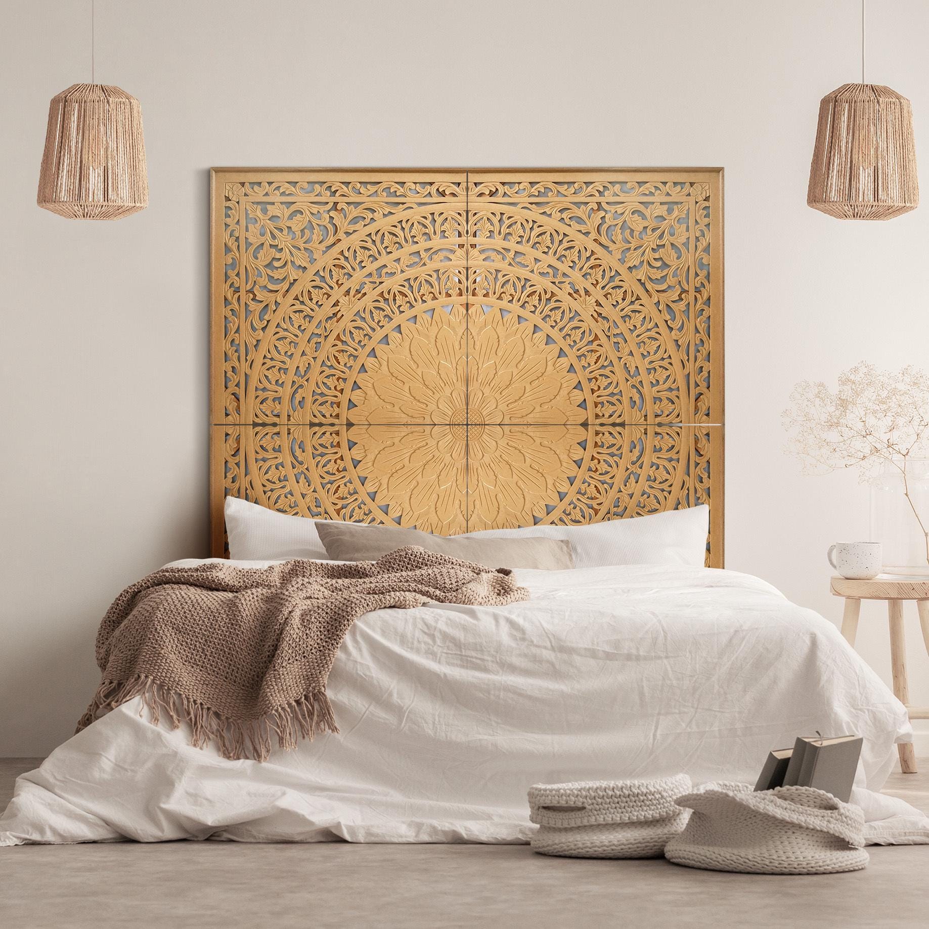 Medallion headboard store