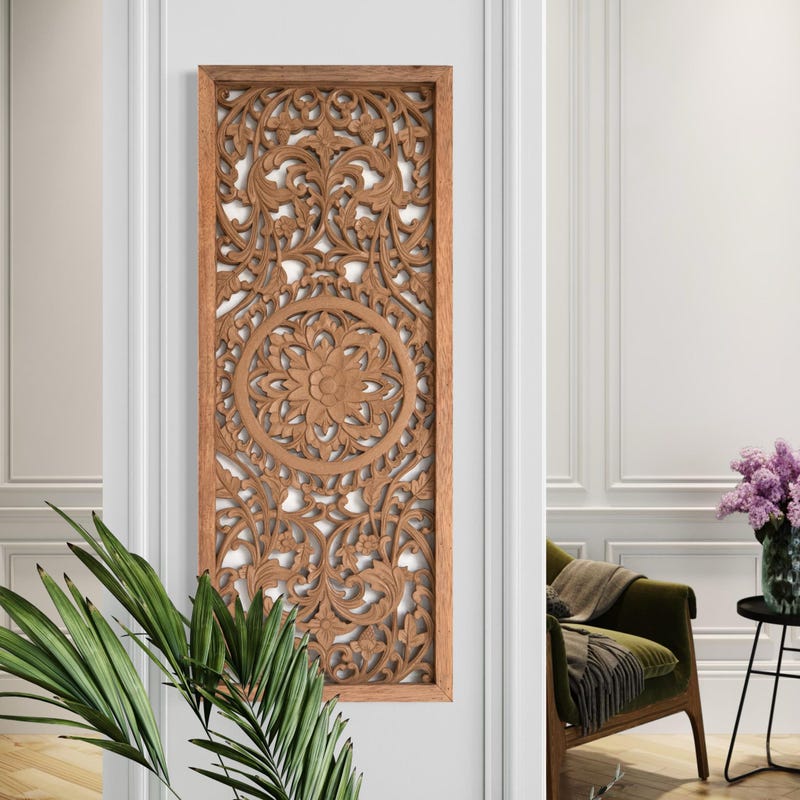 Wood Fretwork Wall Panels - Etsy