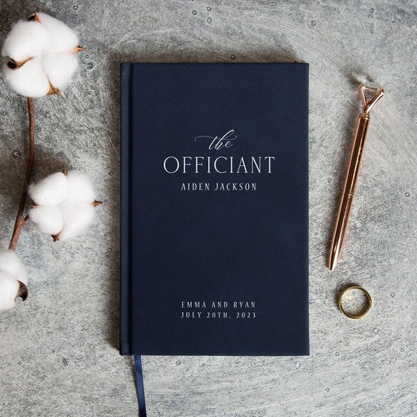 Officiant Book for Wedding - Etsy
