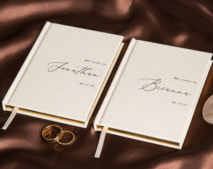 Wedding Love Letters, Vow Books, to My Husband, Personalized Vows, Silk ...