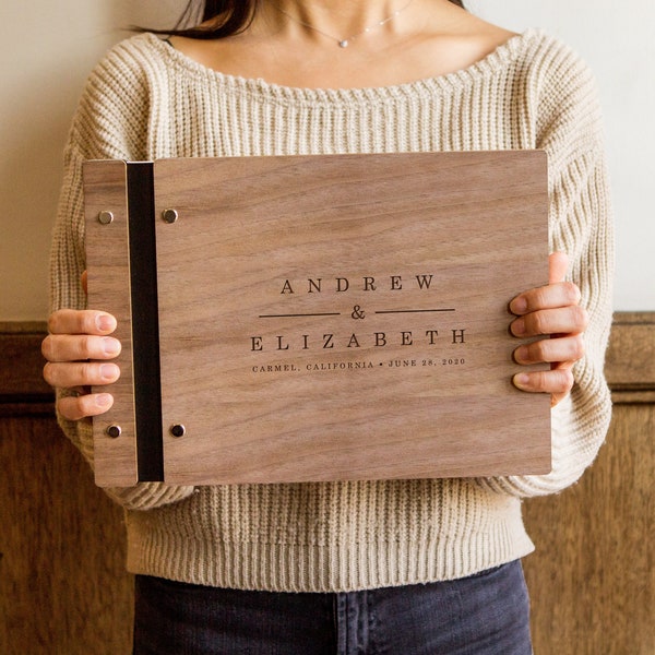 Wood Scrapbook - Etsy