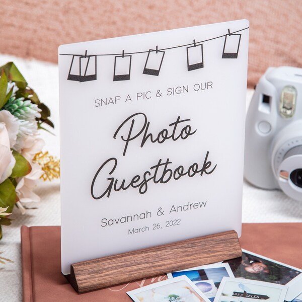 Acrylic Guest Book - Etsy