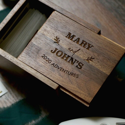 Polaroid or Instax Wood Film Box Engraved Photo Storage - Etsy