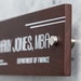 Wood Wall Sign Name Plate UV Printed Personalized Door Office Sign ...
