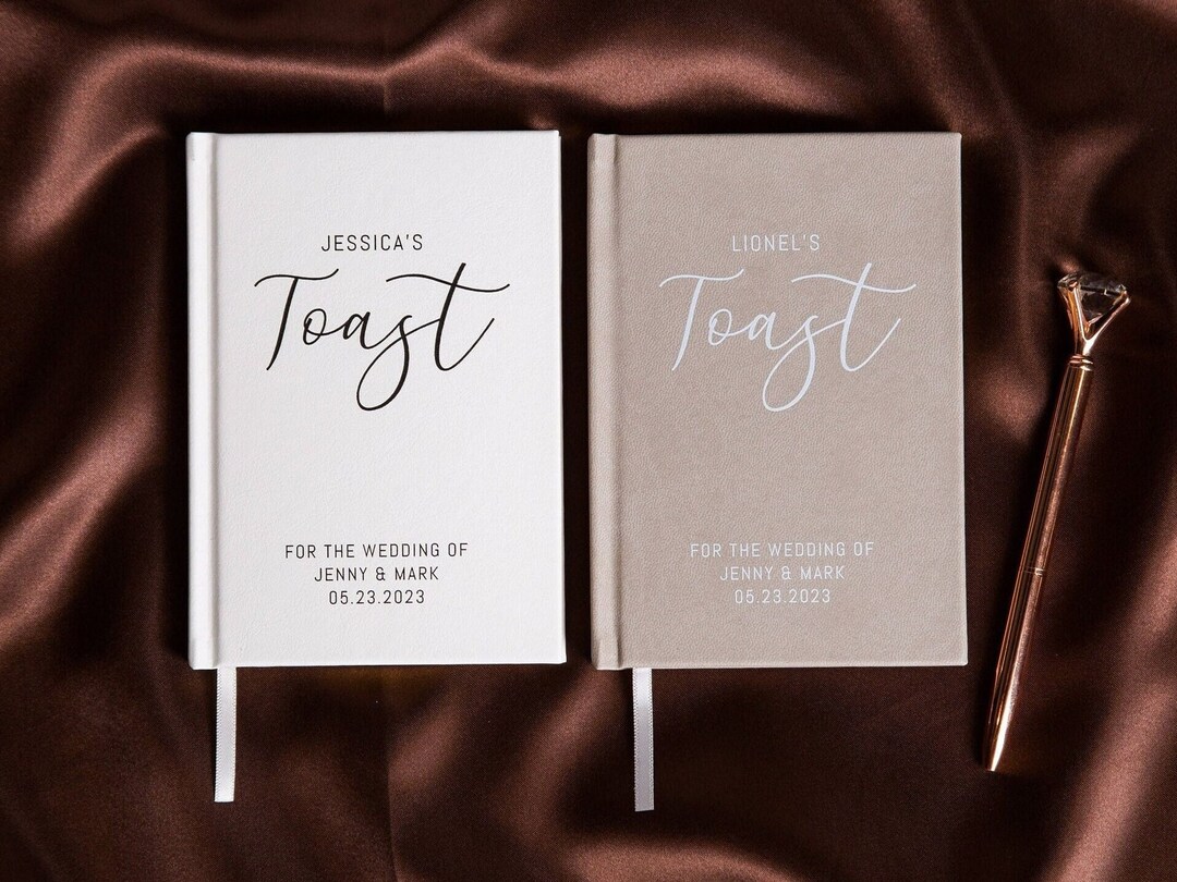 2 Toast Books design 4 Hard Cover Luxury Wedding Reception - Etsy