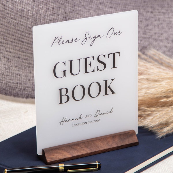 Acrylic Guest Book - Etsy