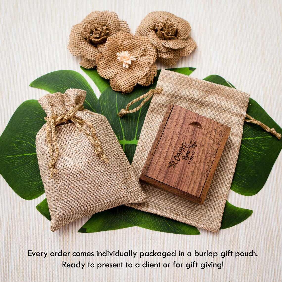 Oval USB & Box Set MOSS Filler Custom Wood USB - Etsy