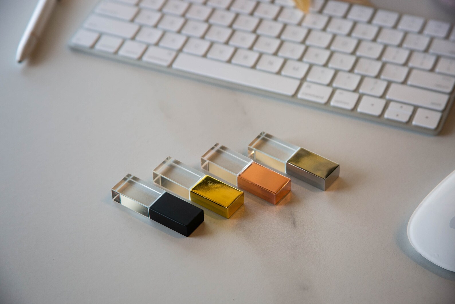 Linen USB Box & Metal Crystal USB (ready to Ship) - Photographer Client ...