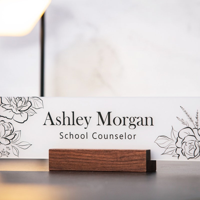 Desk Name Sign - Etsy