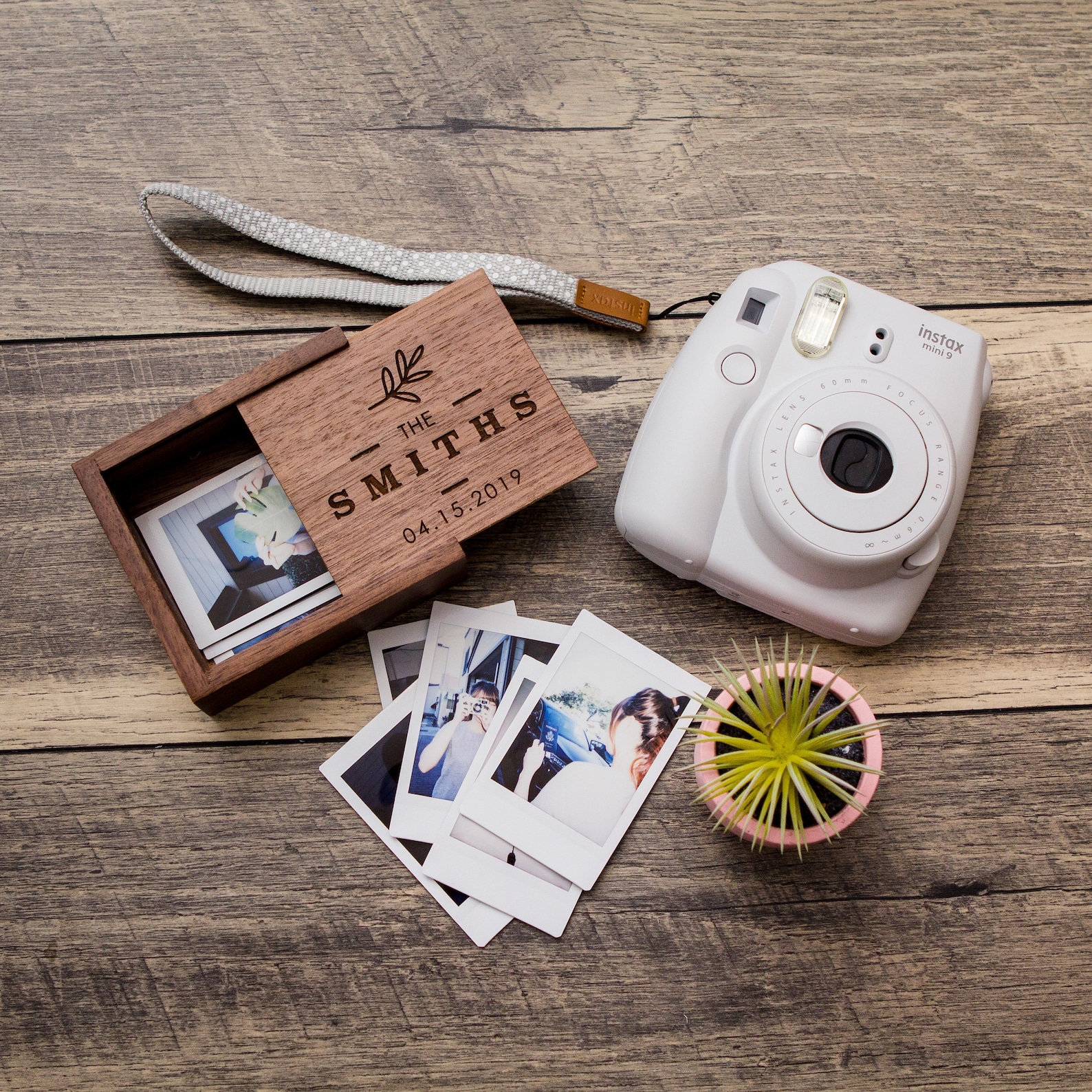 Instax Print Wood Box Instax Mini Film Storage, Small Picture Photo ...