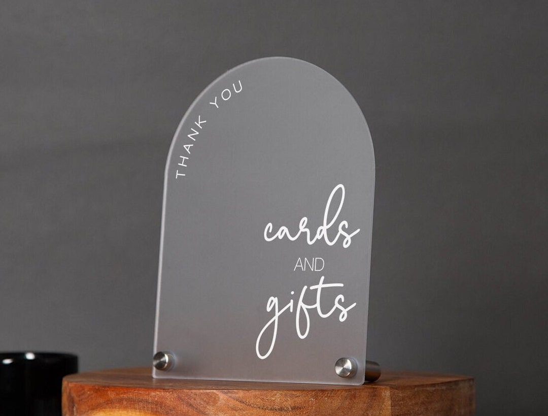 Arch Wedding Table Sign (design 5) - 6 X 7.5" Cards and Gifts Custom ...