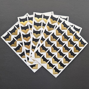 5pc Set - Photo Corner Stickers - Black, Kraft, or Gold - Etsy