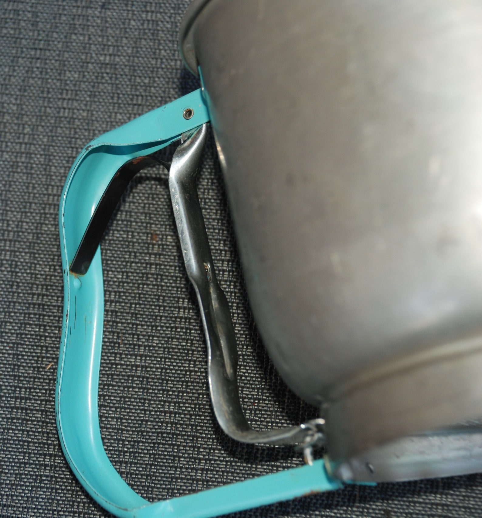 Vintage 5 Cup Foley Sifter With Teal Turquoise Aqua Handle | Etsy