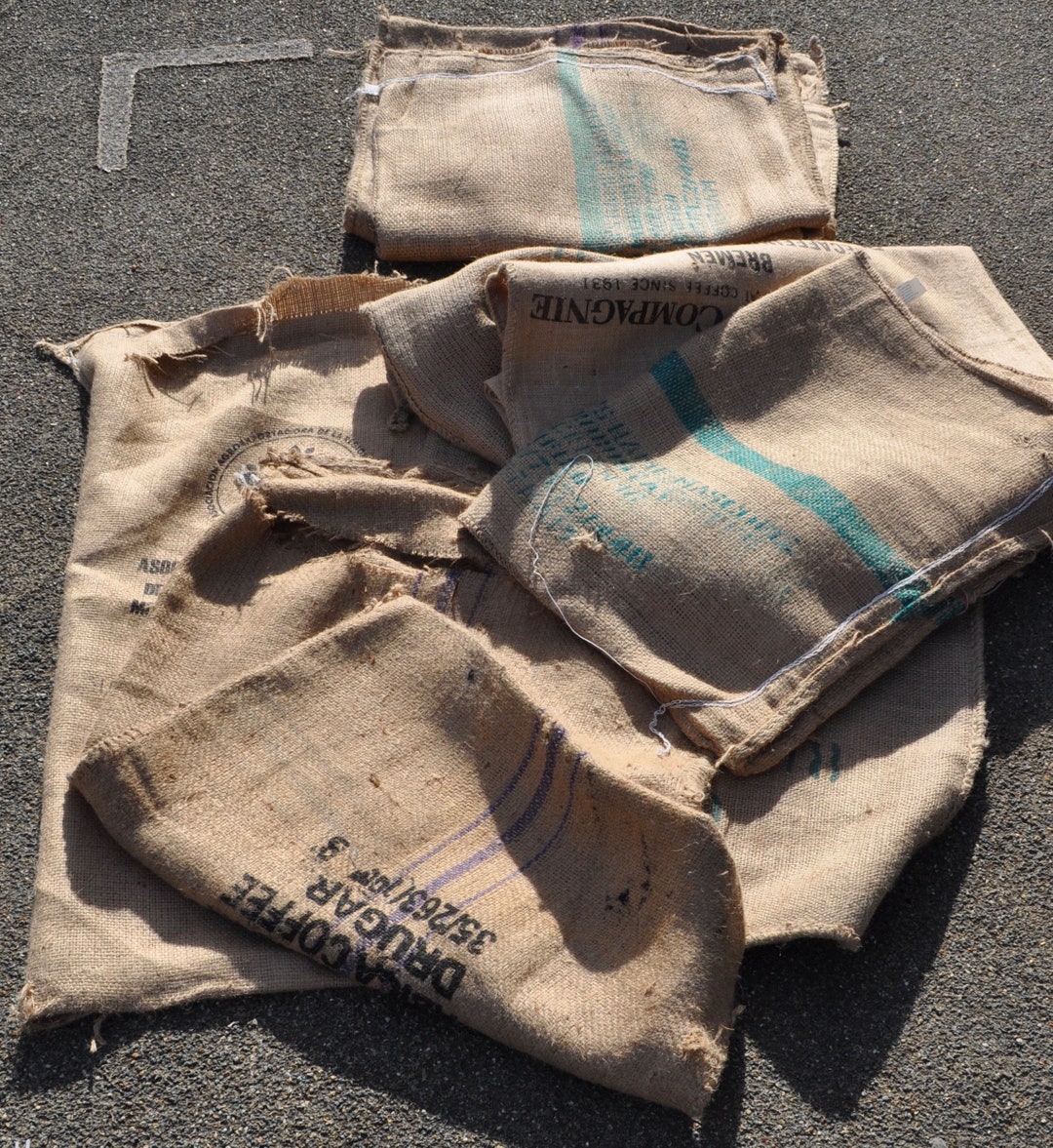15 X USED COFFEE SACKS - Etsy