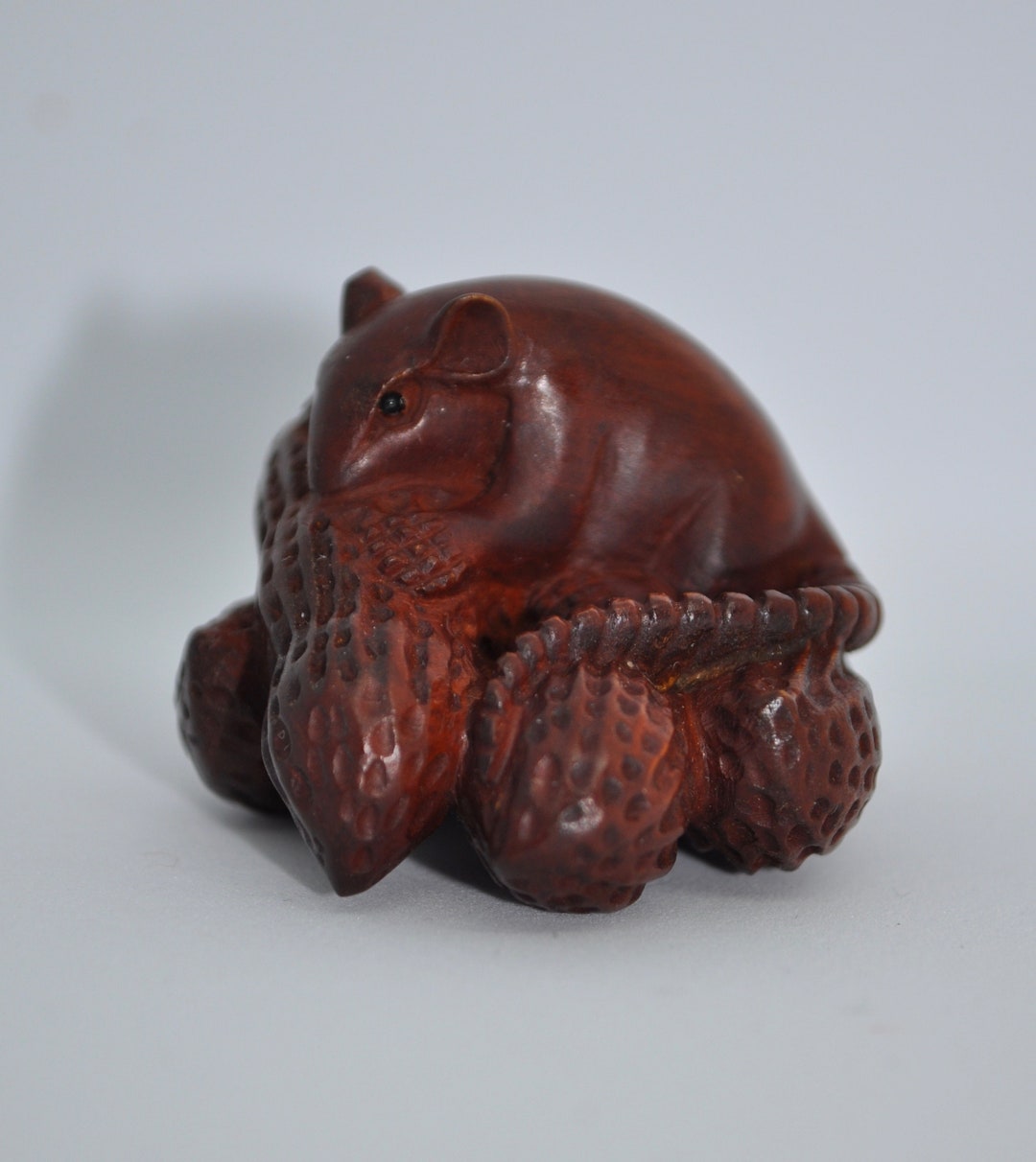 MOUSE on PEANUTS NETSUKE - Etsy