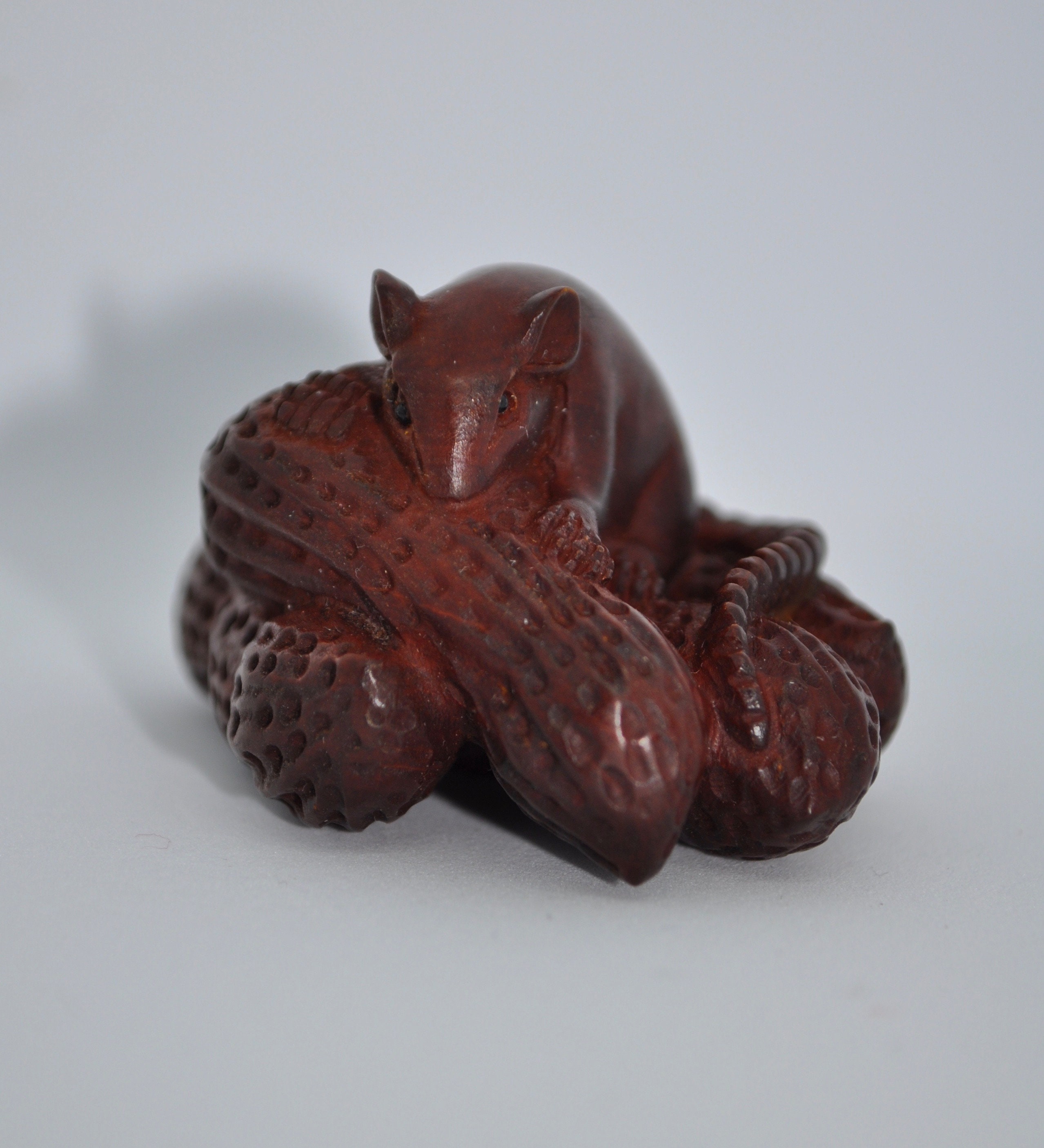 MOUSE on PEANUTS NETSUKE - Etsy