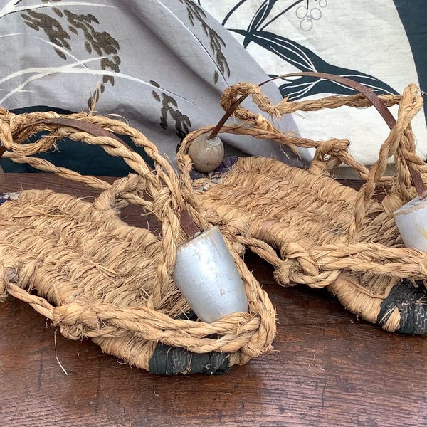 Straw Sandals - Etsy