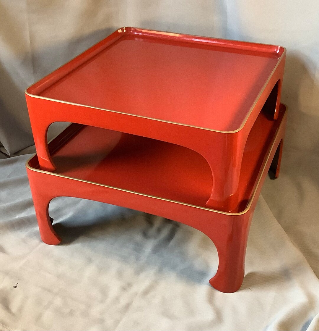 JAPANESE LACQUERWARE TABLES - Etsy UK