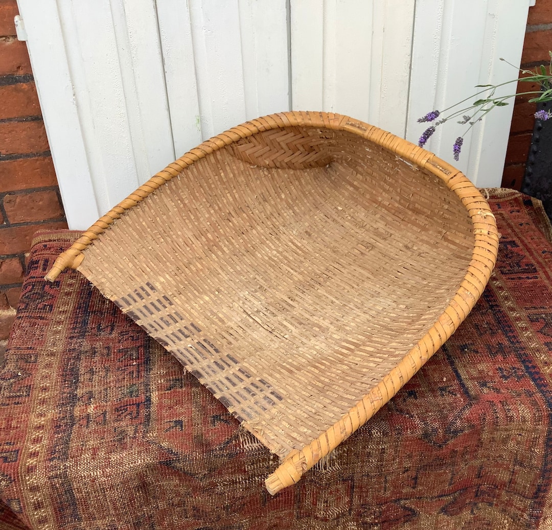 No7 JAPANESE WINNOWING BASKET - Etsy
