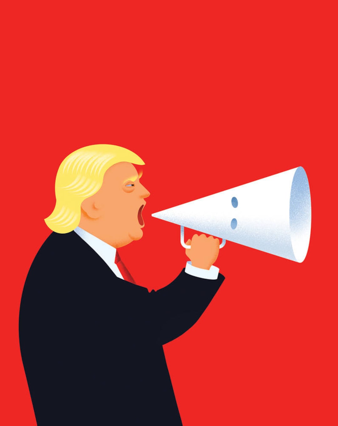 Trump Megaphone - Limited Edition Print - Etsy