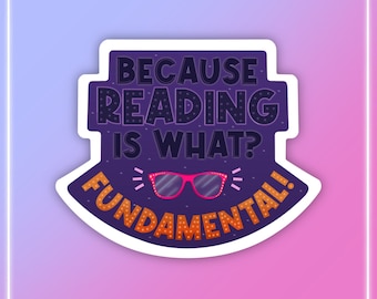 Because Reading is Fundamental - Etsy