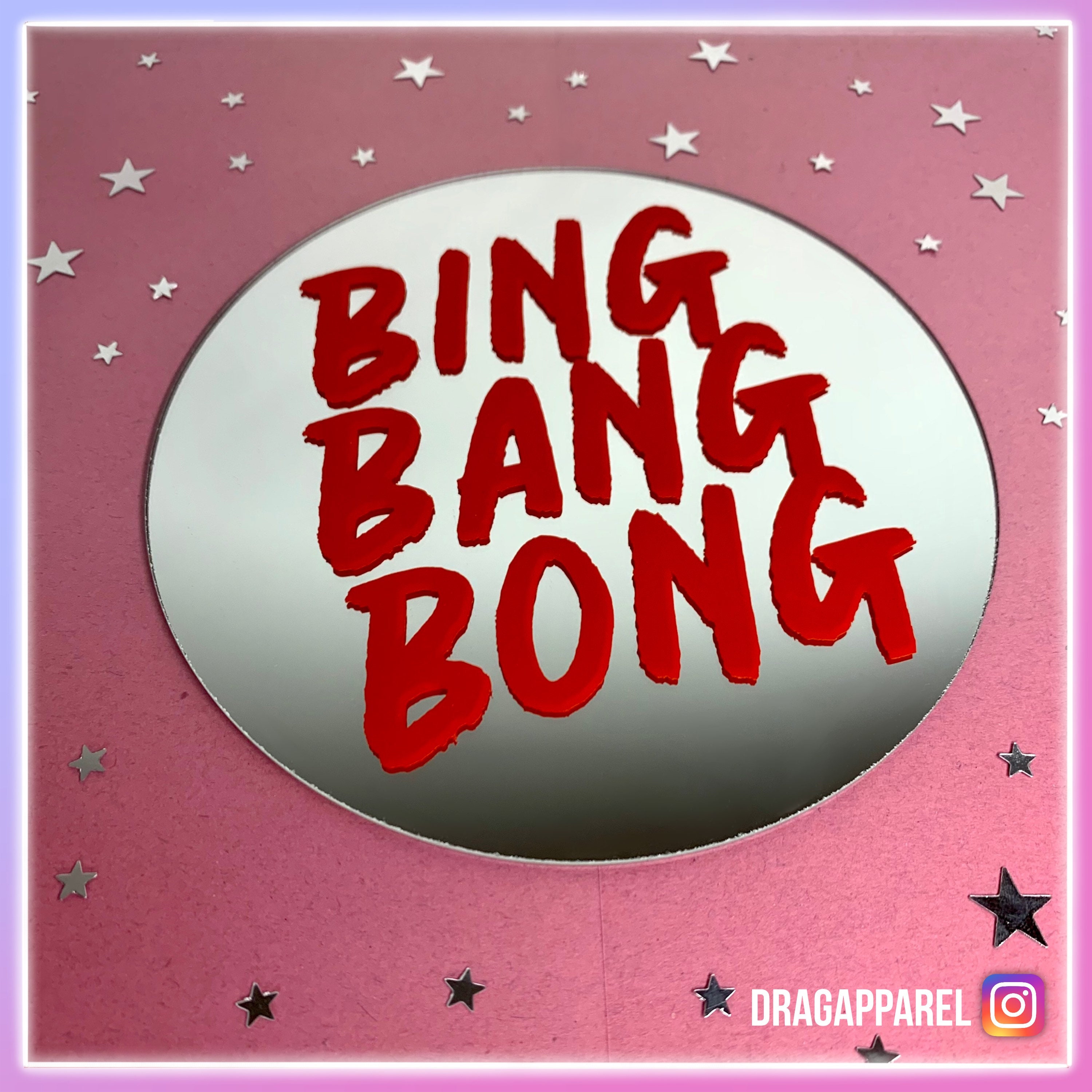 Bing Bang Bong Lipstick Message Mirror Rupauls Drag Etsy