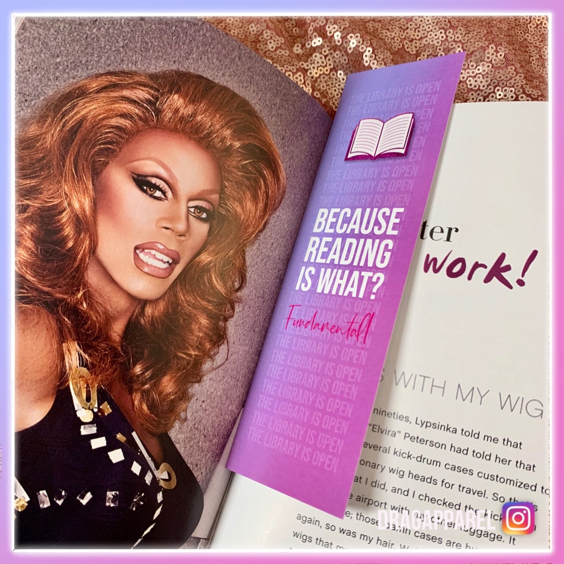 Drag Race Bookmark Because Reading is What Fundamental - Etsy UK
