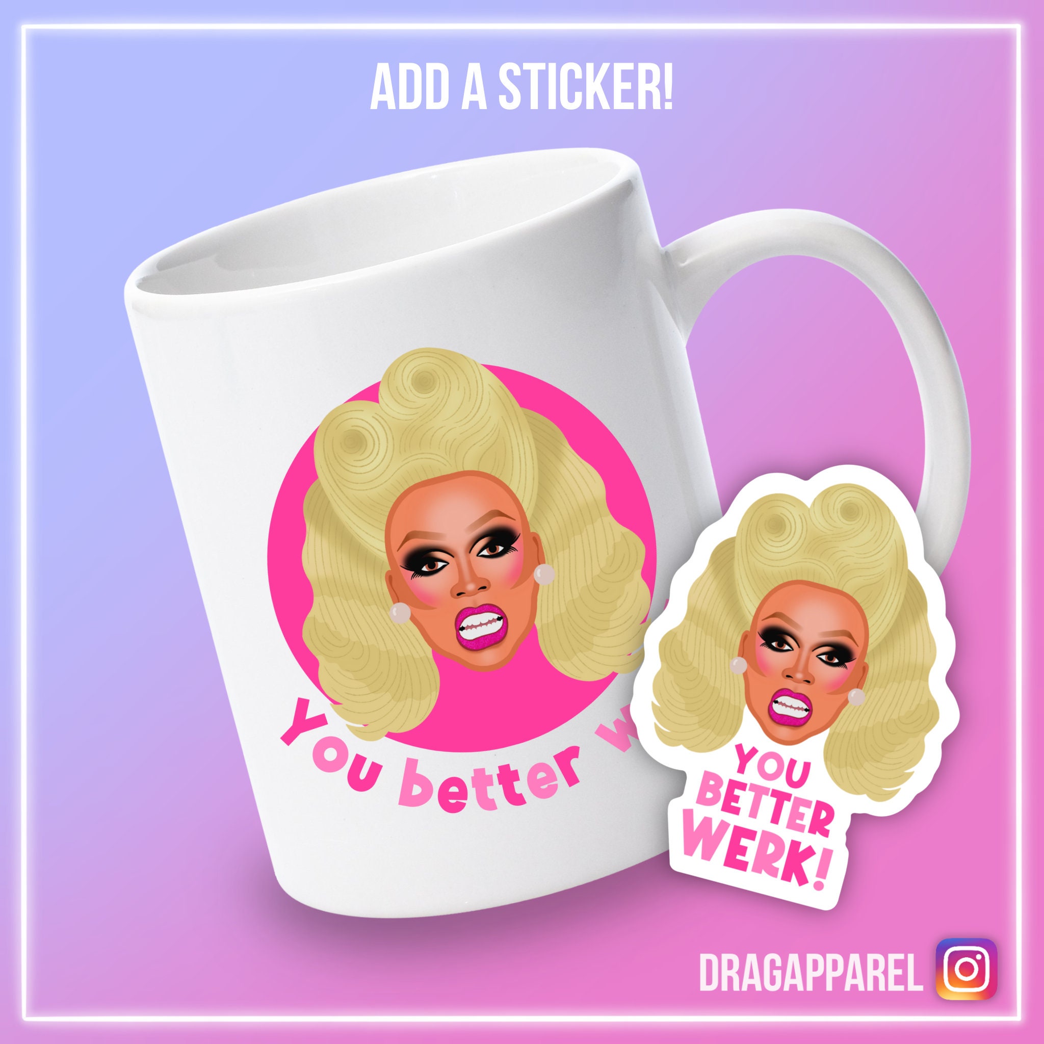 You Better Werk Rupaul Rupaul's Drag Race Queer - Etsy