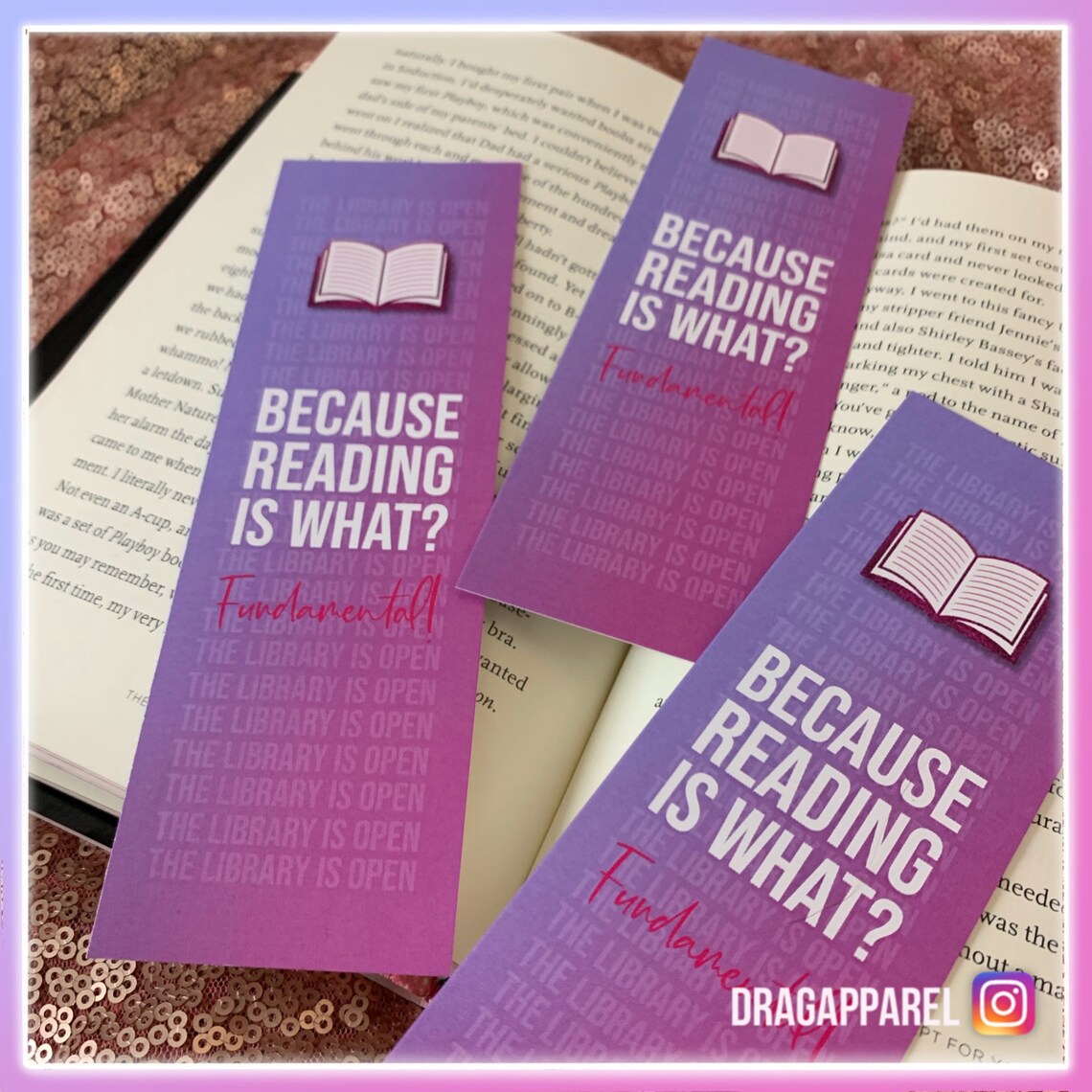 Drag Race Bookmark Because Reading is What Fundamental - Etsy UK