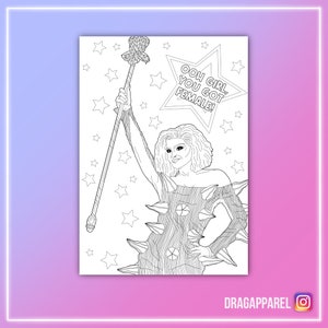 Drag Race All Winners Colouring Book - Rupaul's Drag Race, Drag Race ...