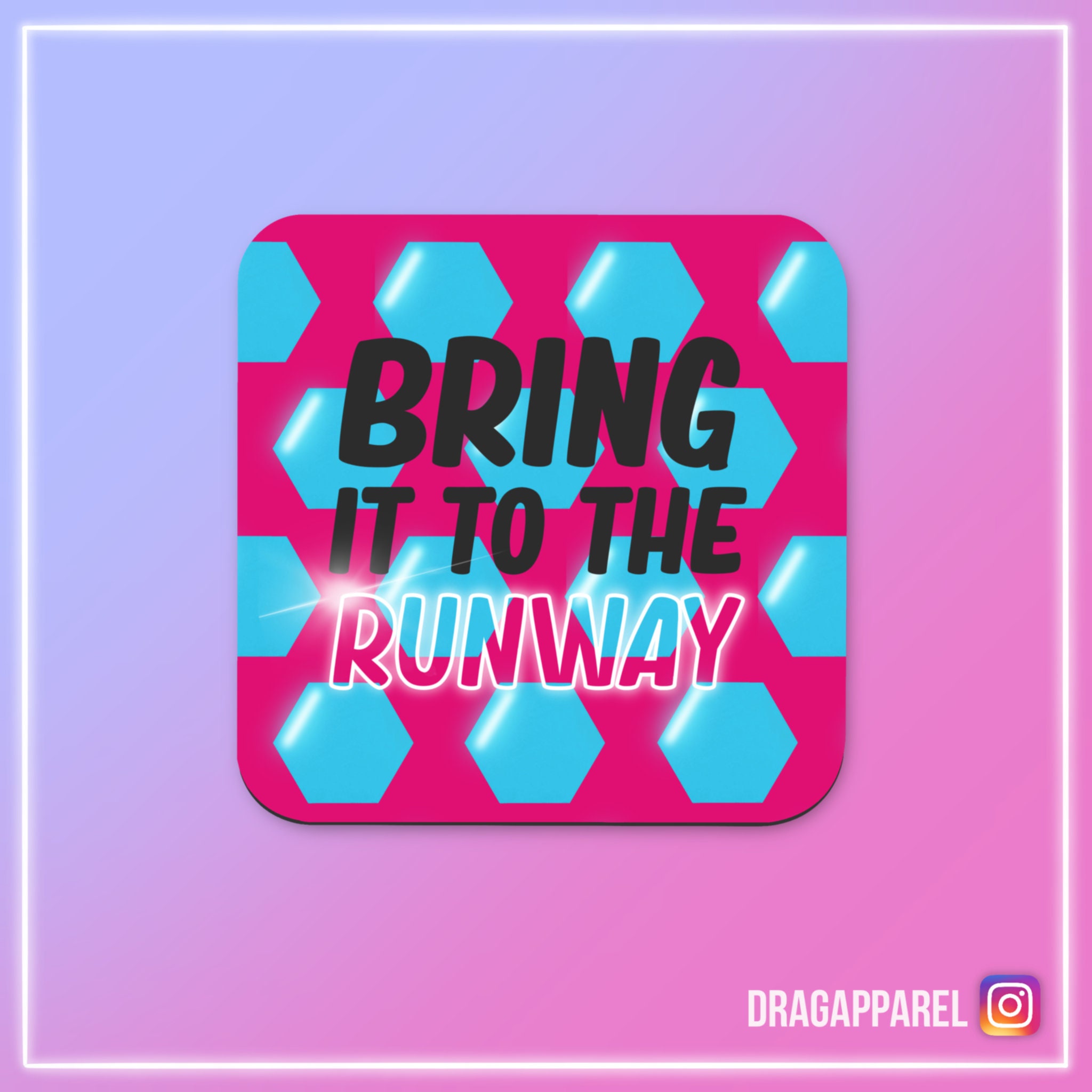 Drag Race Catchphrase Inspired Coasters Rupaul's Drag - Etsy