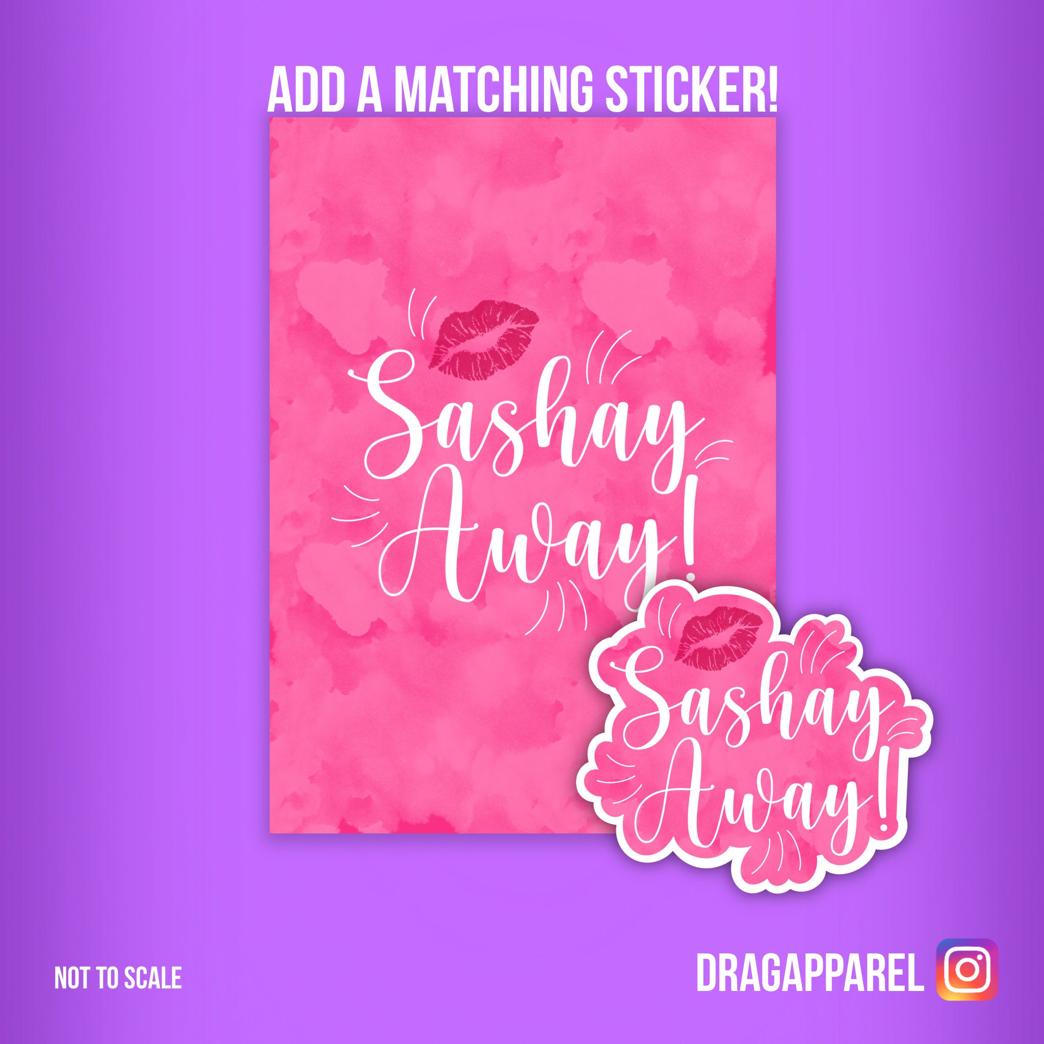 Sashay Away Rupauls Drag Race A6 A5 A4 A3 Print Poster - Etsy