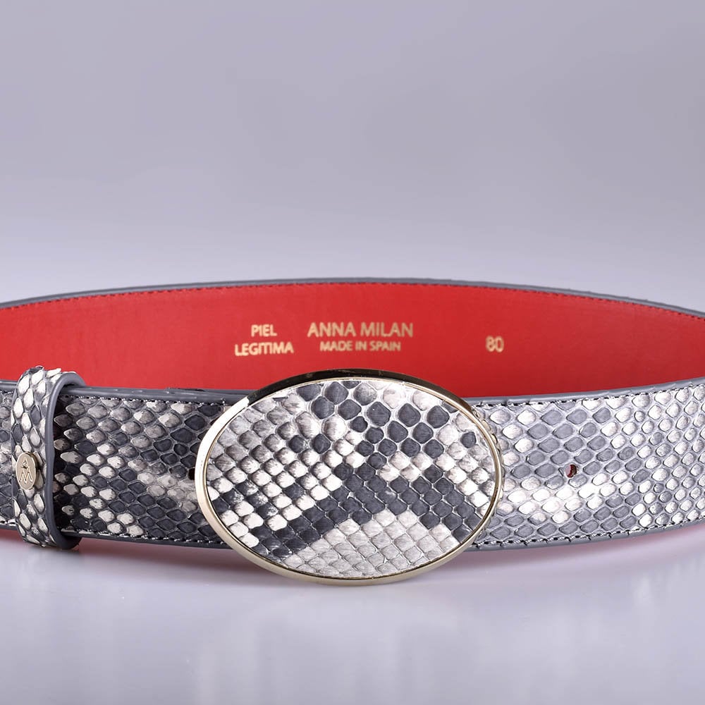 Python Belt / Belt Women /natural Python Skin Belt /exclusive Limited ...