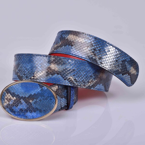 Snakeskin Belt - Etsy