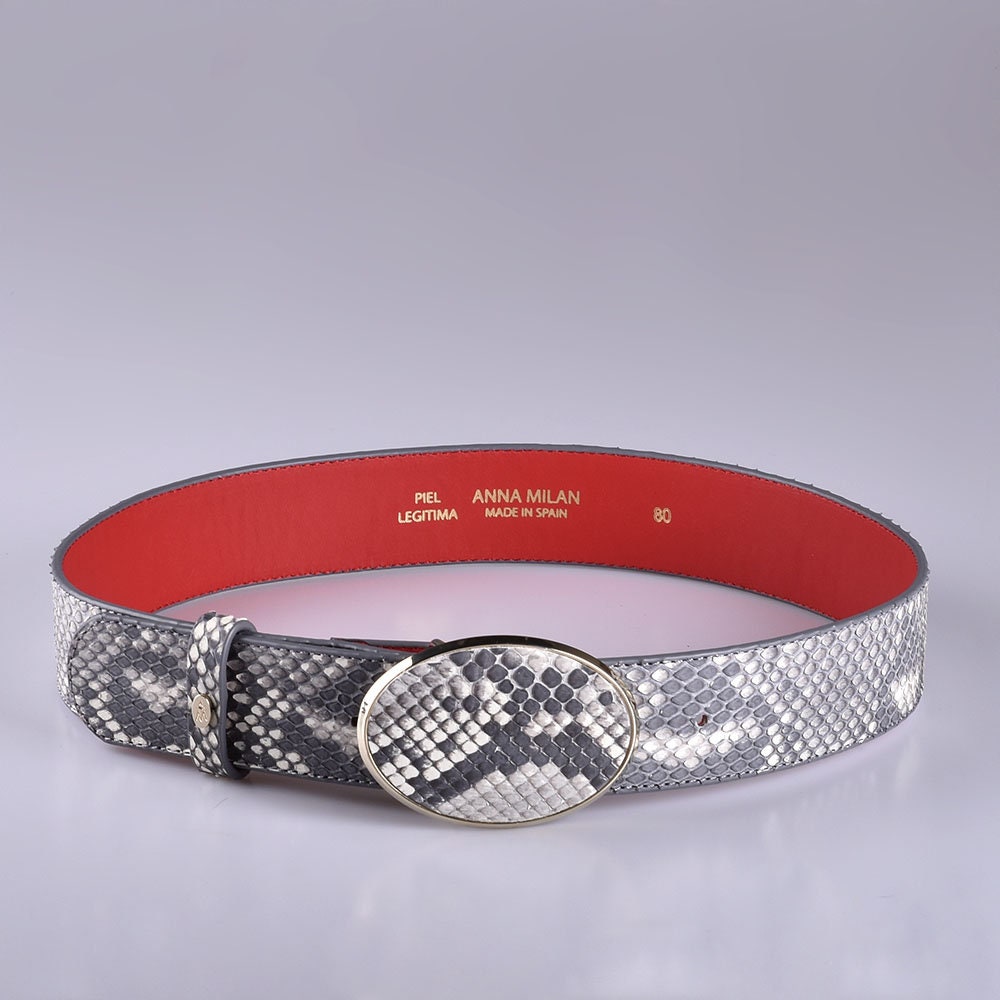 Python Belt / Belt Women /natural Python Skin Belt /exclusive Limited ...