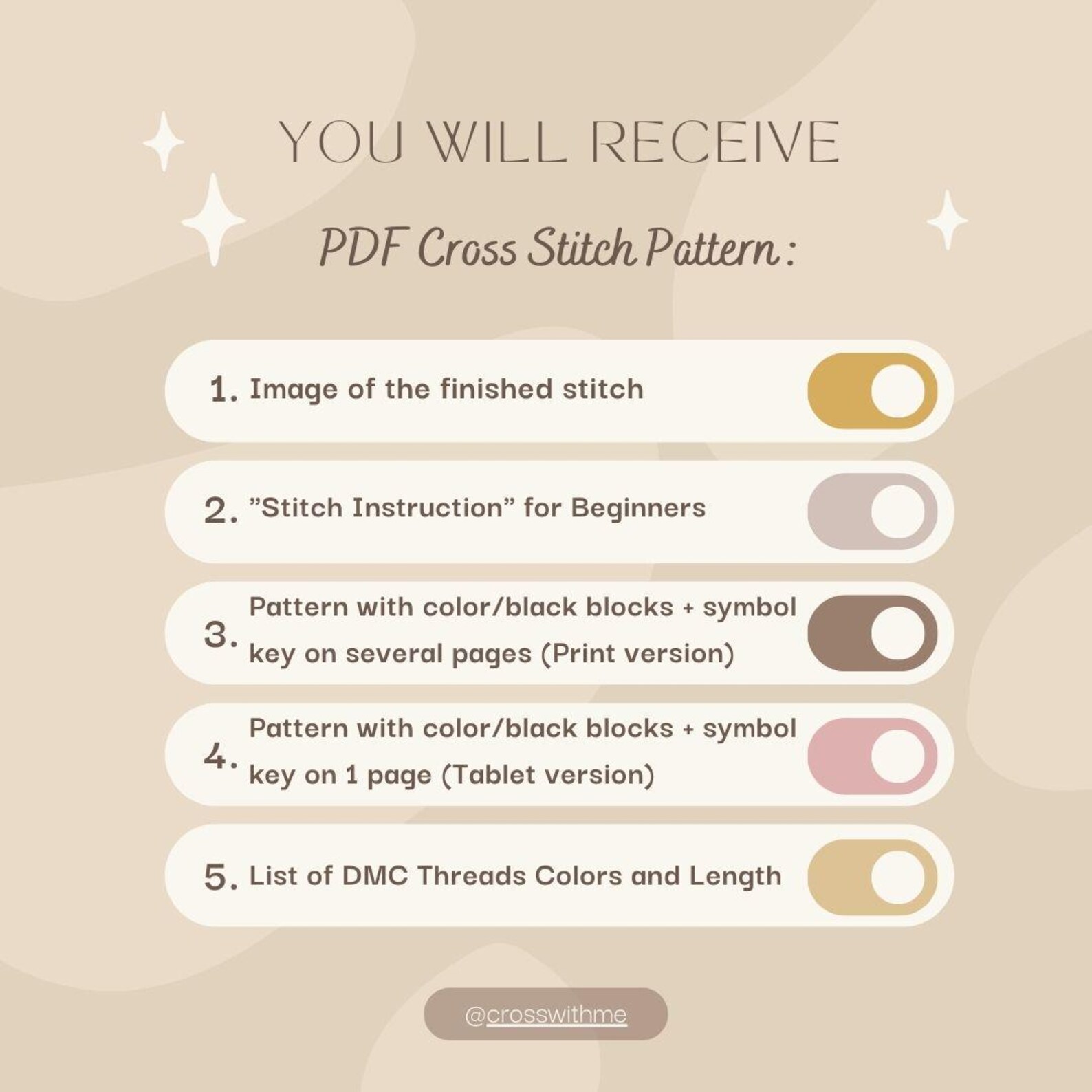 Colorful Flowers Cross Stitch Pattern, Trendy Botanical Cross Stitch ...