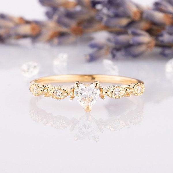 Gold Promise Ring - Etsy