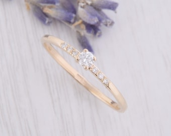 Gold Promise Ring - Etsy