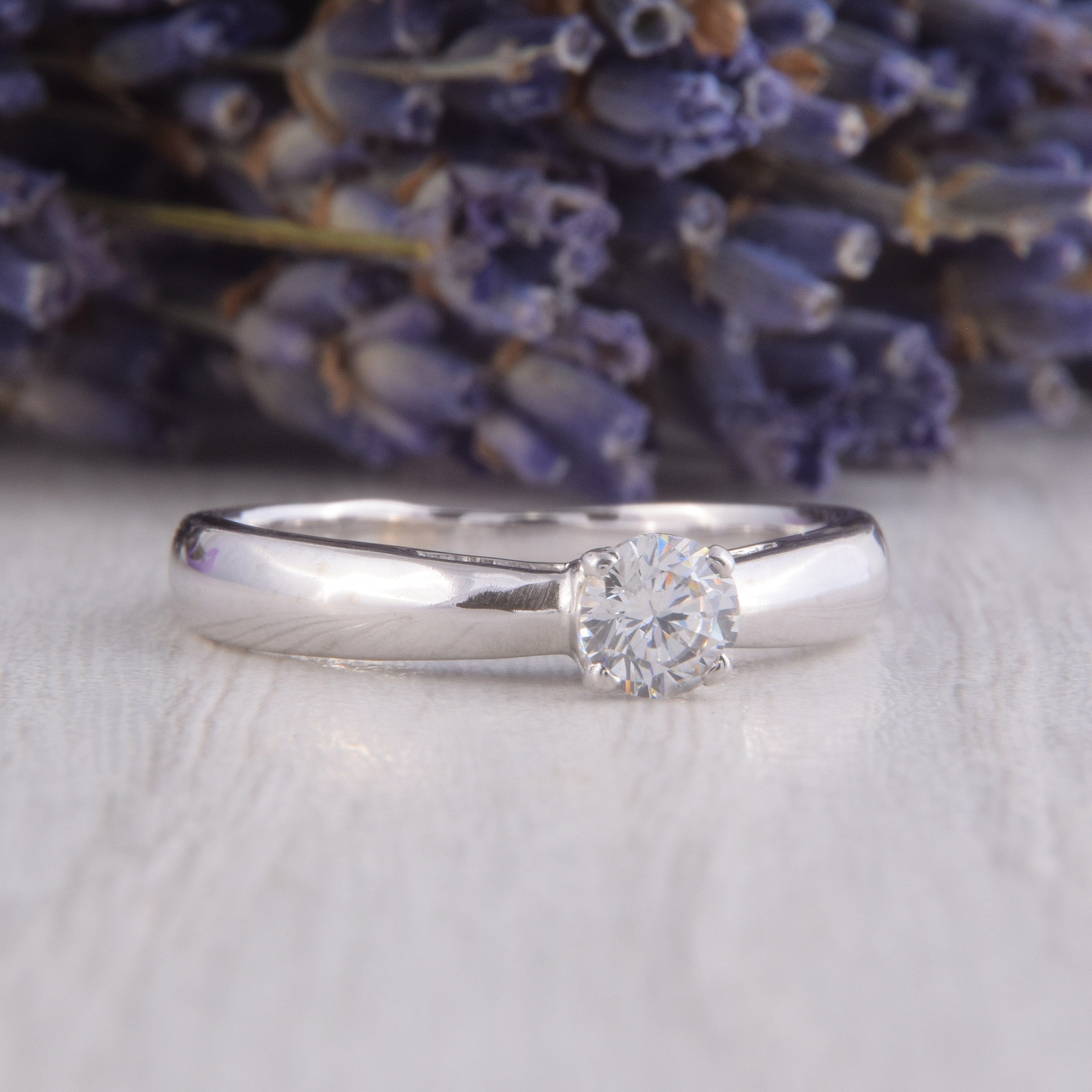 Womens Simple Promise Ring Dainty Promise Ring Silver | Etsy