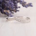 Womens Curved Wedding Band V Ring Chevron Ring V Wedding - Etsy