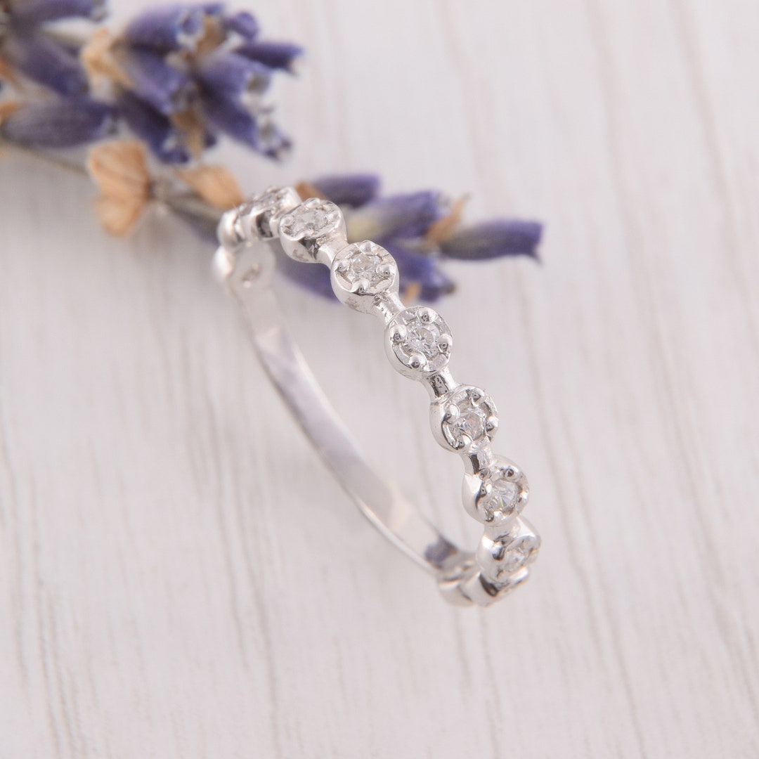 Silver Wedding Band Women, Minimalist Wedding Band, Unique Wedding Band ...