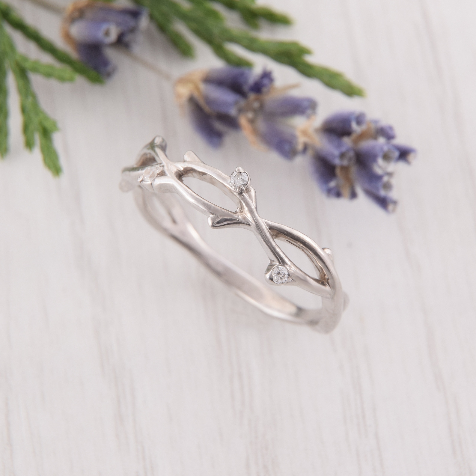 Unique Wedding Band Womens Wedding Band Antique Wedding | Etsy