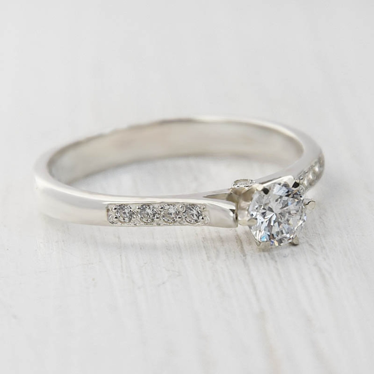 Promise Ring Engagement Ring Women Ring Silver Elegant - Etsy