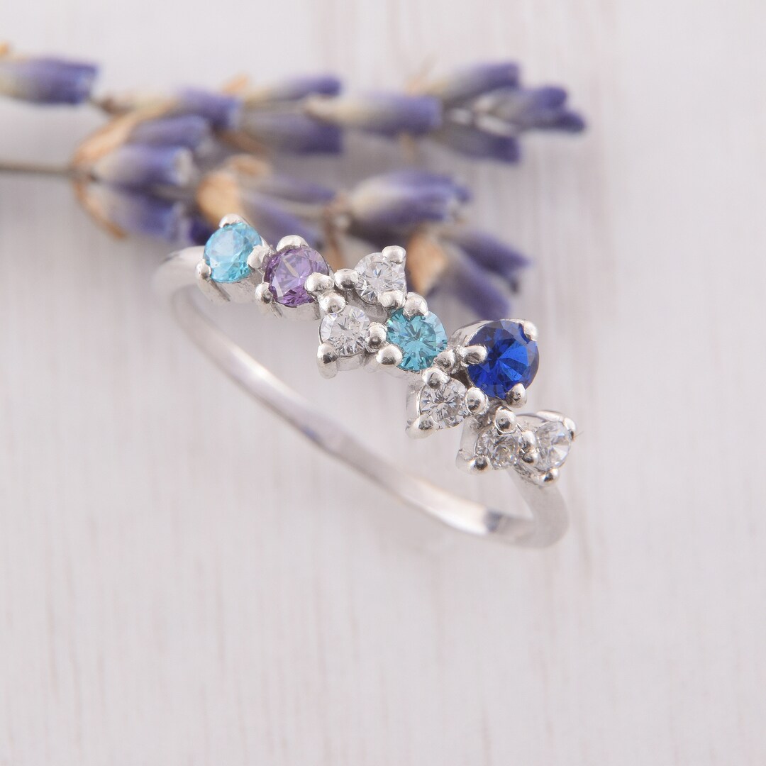 Unique Silver Ring, Women Ring Silver, Mothers Ring Silver, Silver Ring ...