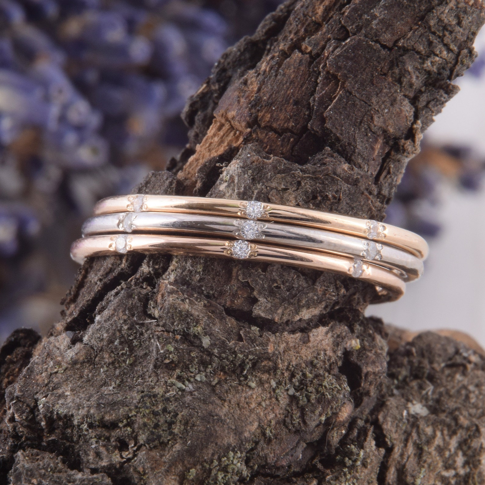 14k Solid Gold Simple Delicate Womens Wedding Band Small & - Etsy