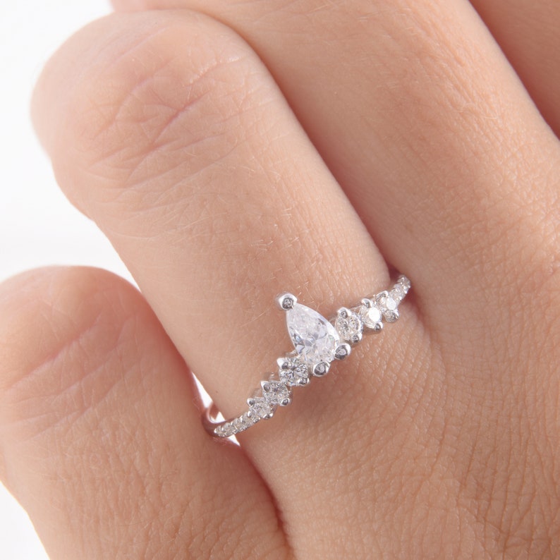 925 Sterling Silver Antique Style Art Deco Curved Crown - Etsy