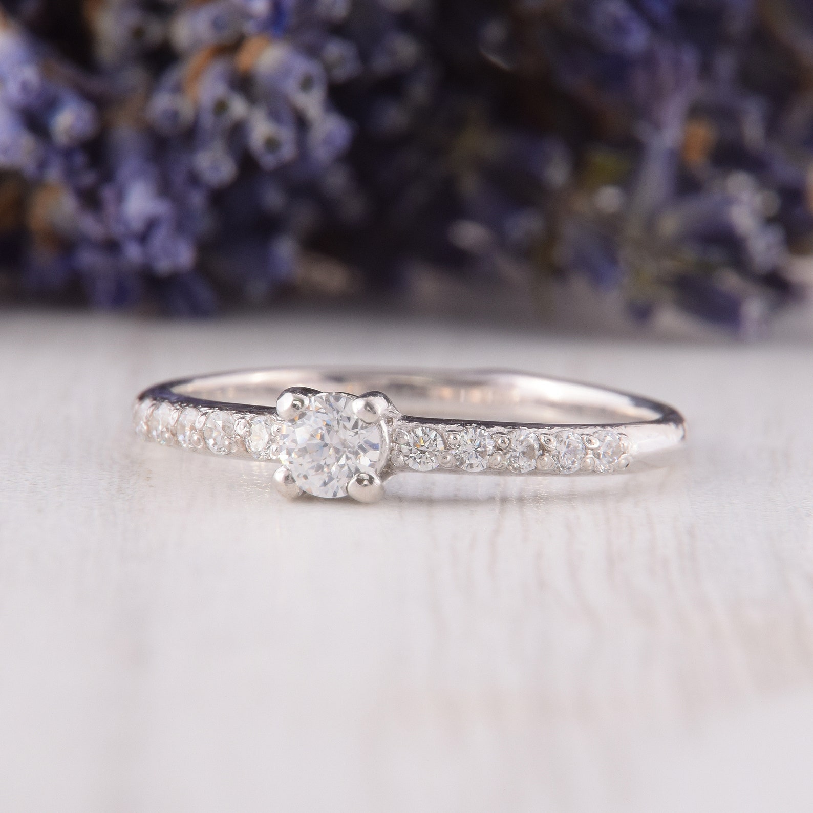 Promise Silver Ring Promise Ring for Her Silver Ring Women - Etsy