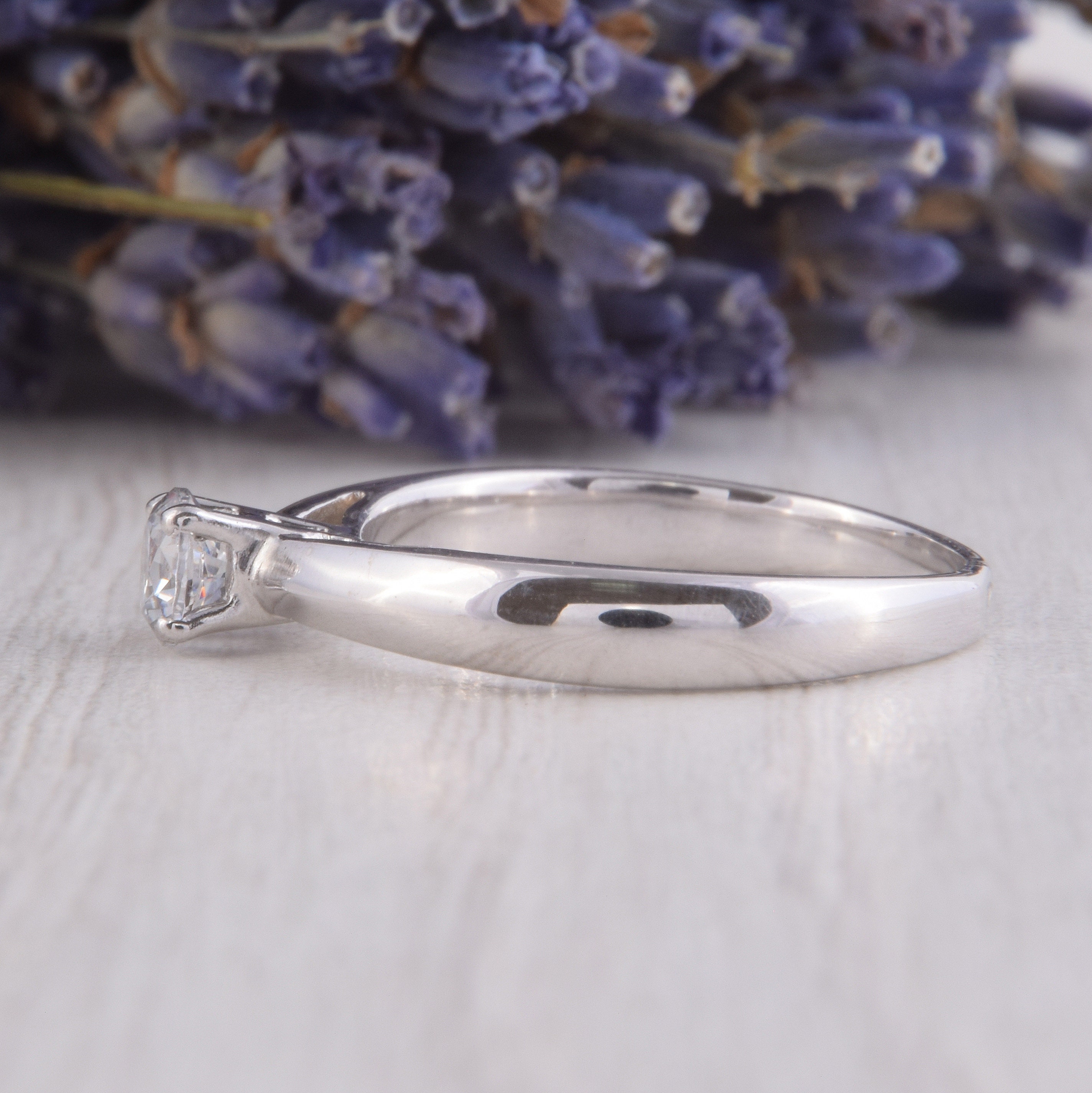 Womens Simple Promise Ring Dainty Promise Ring Silver | Etsy