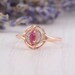 Ruby Ring Art Deco Ring Gemstone Ring Victorian Ring - Etsy