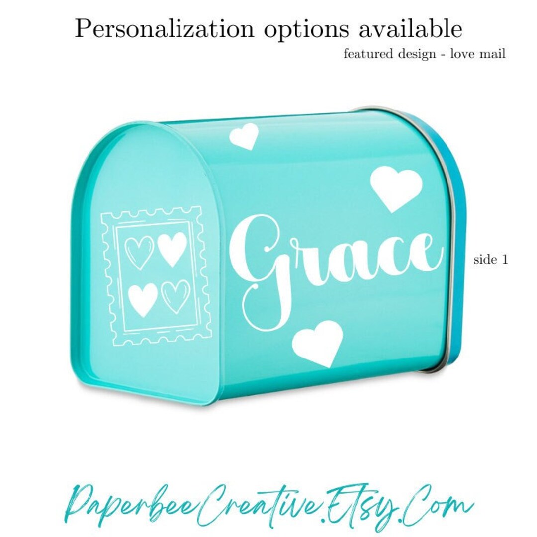 Valentines Day Mailbox GREEN, Kids Valentines Day Gift, Valentines Mail ...